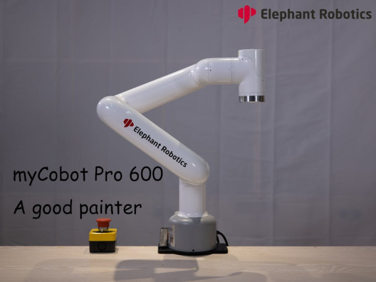 Robot Can Be Painter | mycobot Pro 600 Drawing