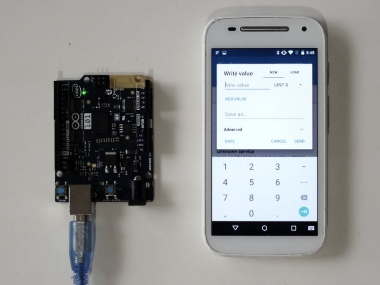Arduino 101 And Visuino: Control Led From Smartphone