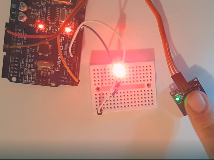 Arduino Dimmable Led On Off With A Capacitive Touch Button