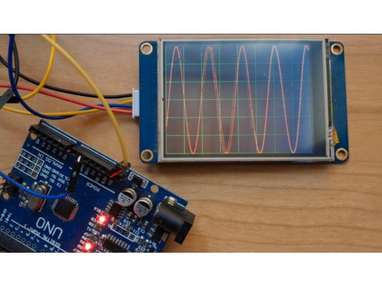 Simple Scope Using Nextion Display & Visuino