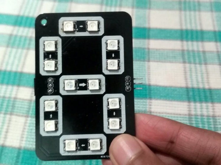 Addressable 7 Segment Rgb Display