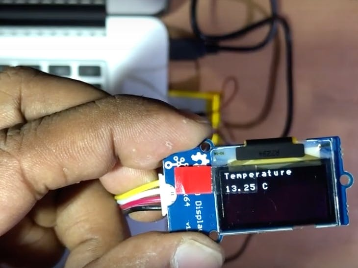 Iot - Ambient Temperature Oled Display