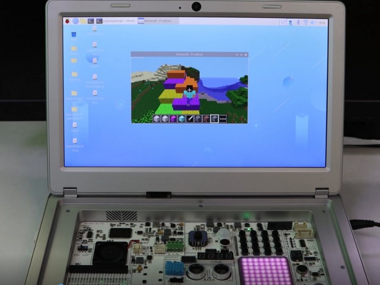 Build Rainbow Interactive Bridge Using Minecraft Raspberrypi