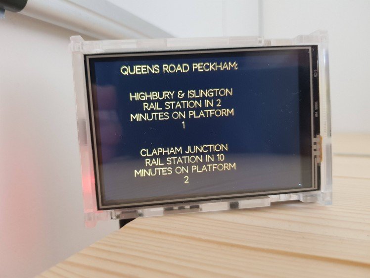 Transport For London Next-train Display